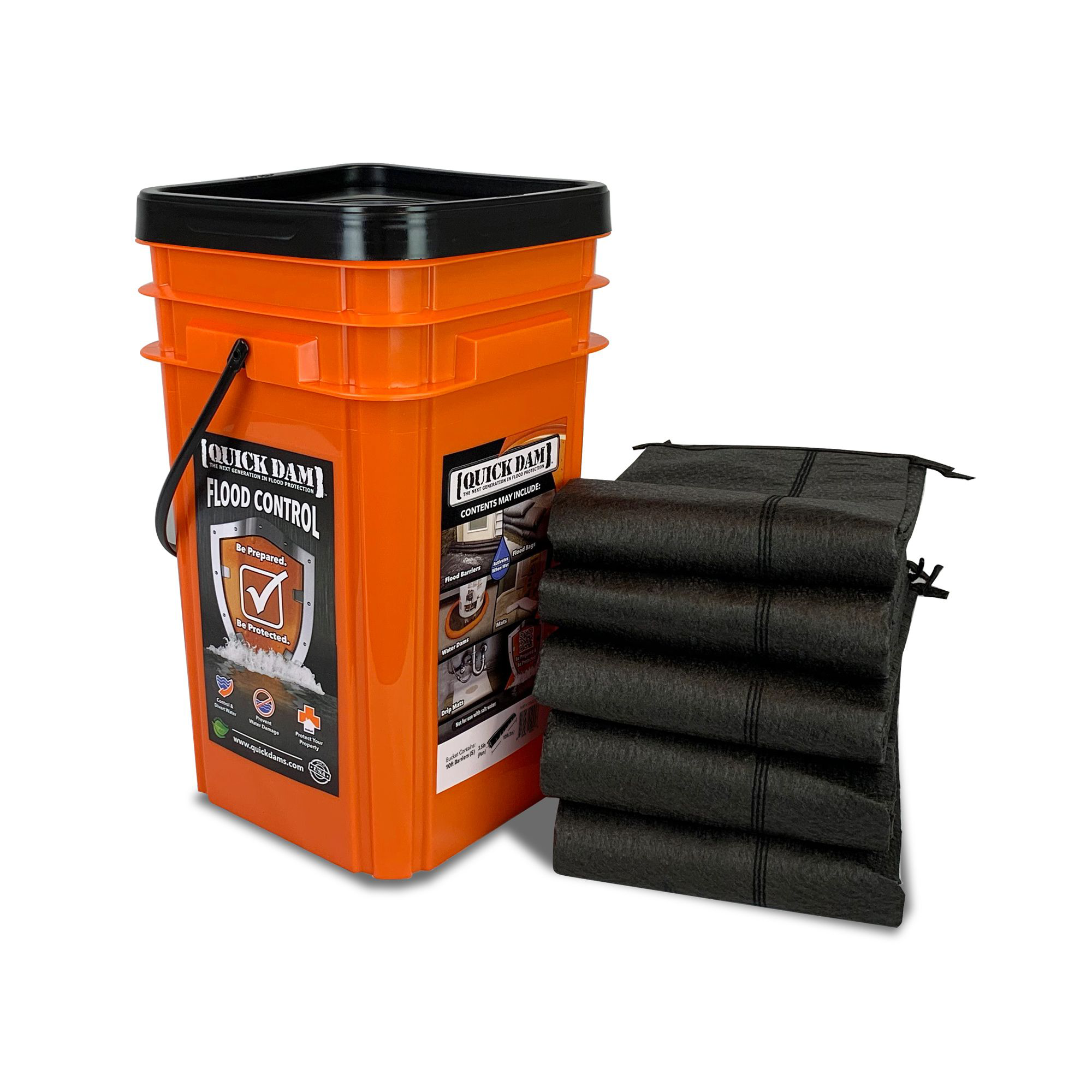Quick Dam Grab & Go Bucket Flood Control Kit | Cabela's